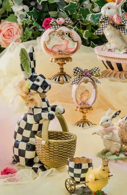 MACKENZIE-CHILDS Courtly Check Rabbit