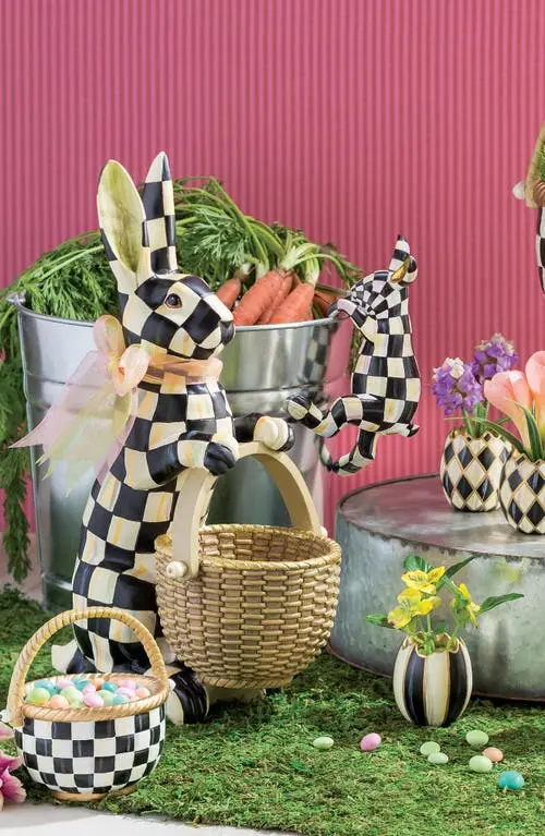 MACKENZIE-CHILDS Courtly Check Rabbit