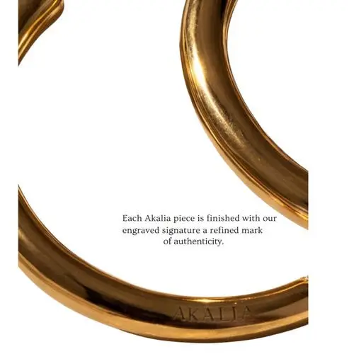 AKALIA Rhinestone Hoop Earrings