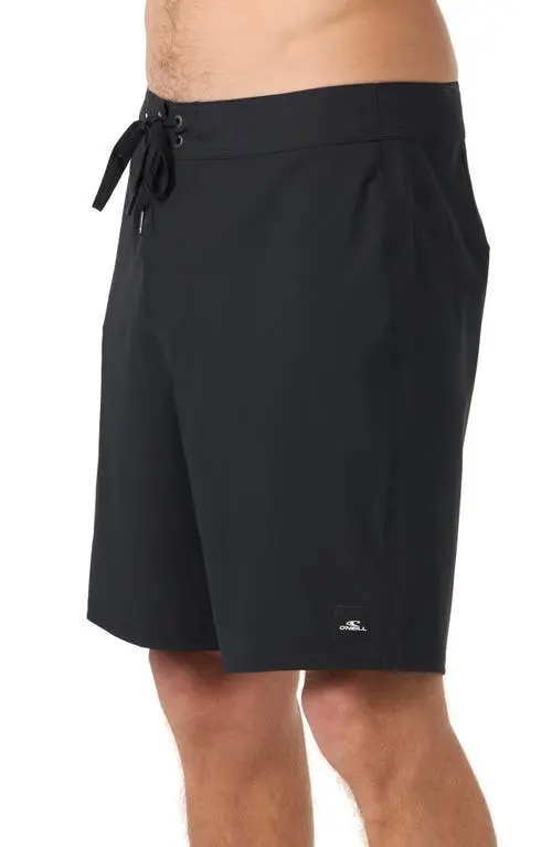 O'Neill Hyperfreak Heat Solid Board Shorts - Black