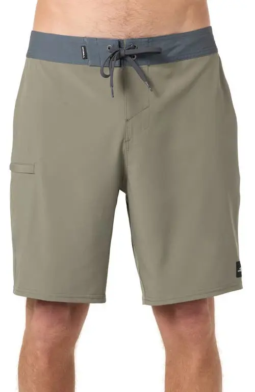 O'Neill Hyperfreak Heat Solid Board Shorts - Mulled Basil