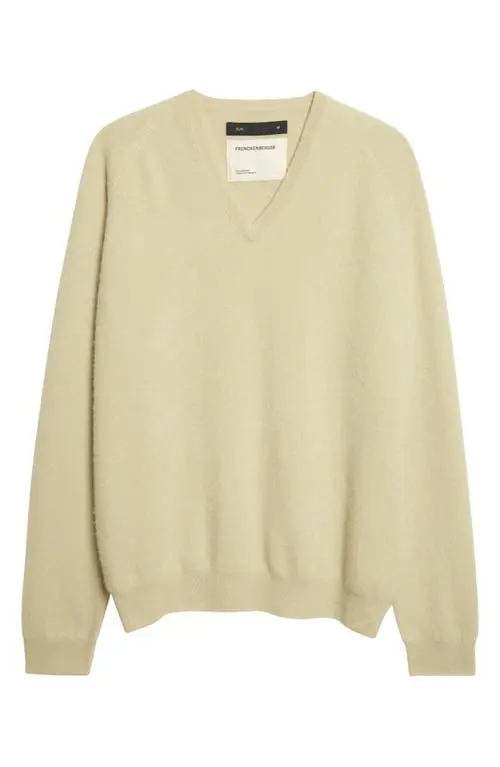 Frenckenberger Cashmere V-neck Sweater - Faded Beige