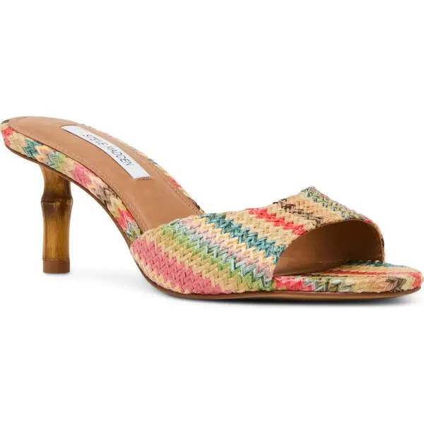 Steve Madden Kahlea Raffia Sandal - Raffia Multi
