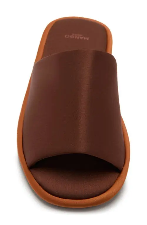 Mango Slide Slipper - Brown