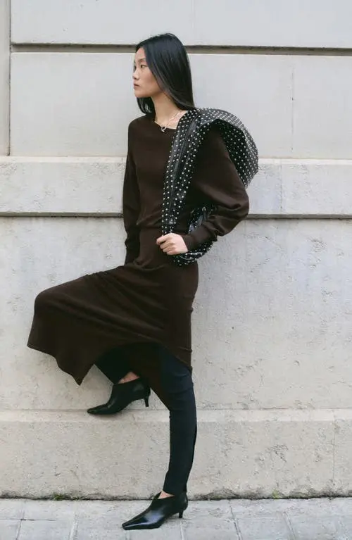 Mango Kitten Heel Bootie