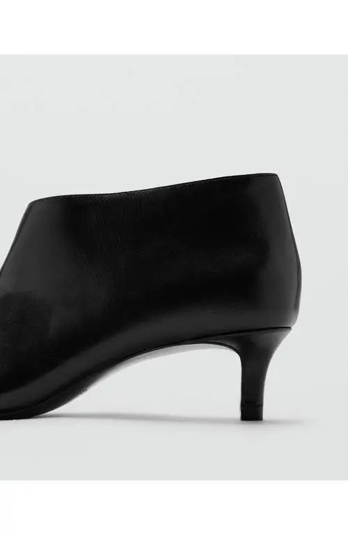 Mango Kitten Heel Bootie