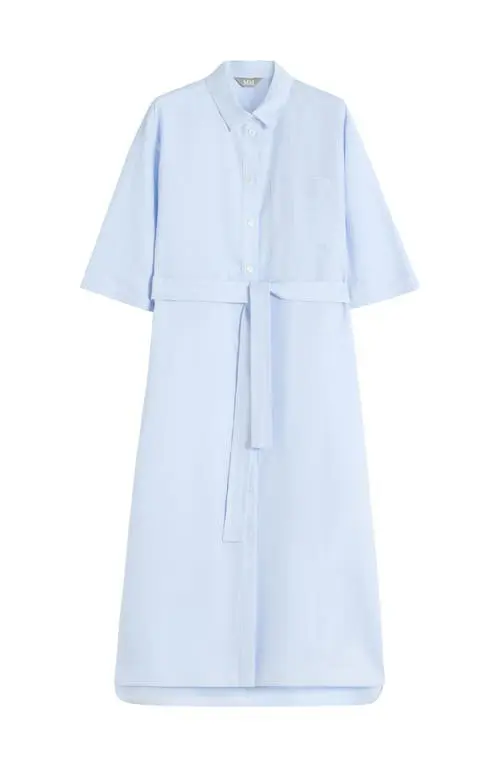 MM BY MAX MARA Tabella Belted Linen Shirt Dress