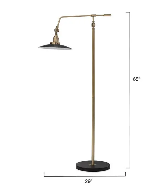 JAMIE YOUNG CO. Mid-century Modern 1-light Floor Lamp