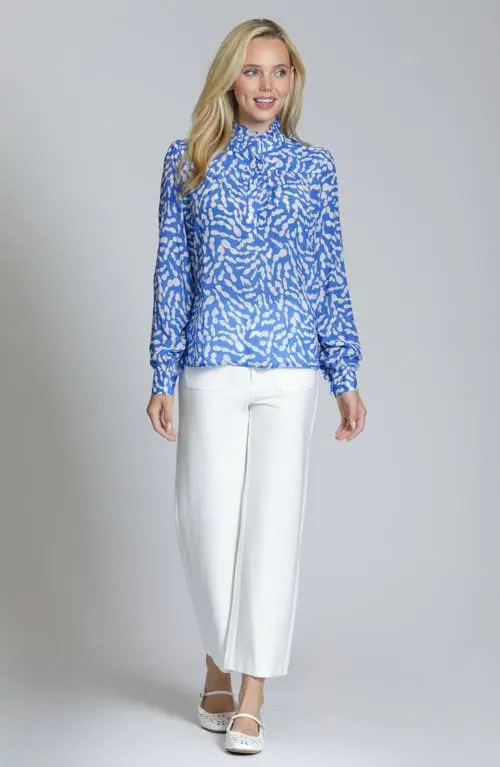 APNY Ruffle Placket Top