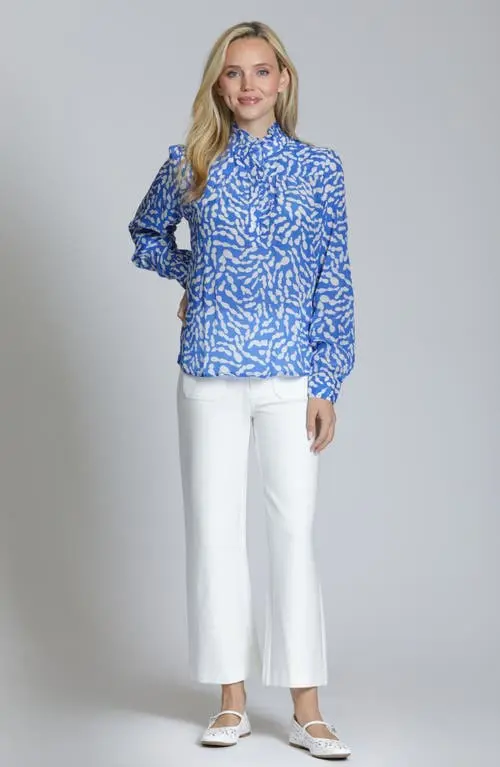 APNY Ruffle Placket Top