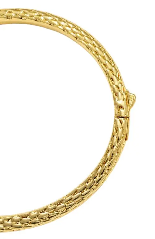 NATIVE GEM Bali Bangle Bracelet - Gold