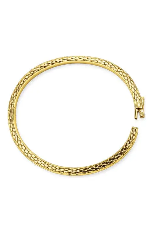 NATIVE GEM Bali Bangle Bracelet - Gold
