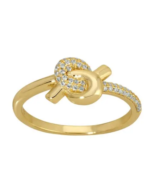 NATIVE GEM Love Knot Ring - Gold