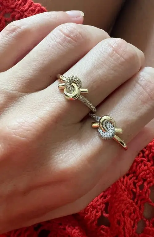 NATIVE GEM Love Knot Ring