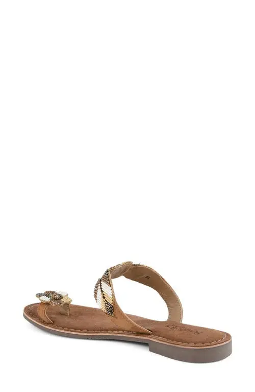 Seychelles Cherry Beaded Toe Ring Sandal
