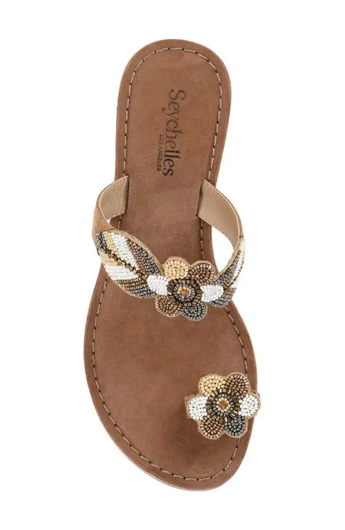 Seychelles Cherry Beaded Toe Ring Sandal