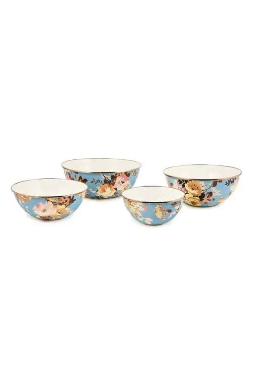 MACKENZIE-CHILDS Wild Rose Slate Large Everyday Bowl