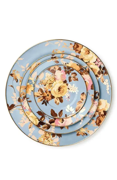 MACKENZIE-CHILDS Wild Rose Slate Serving Platter