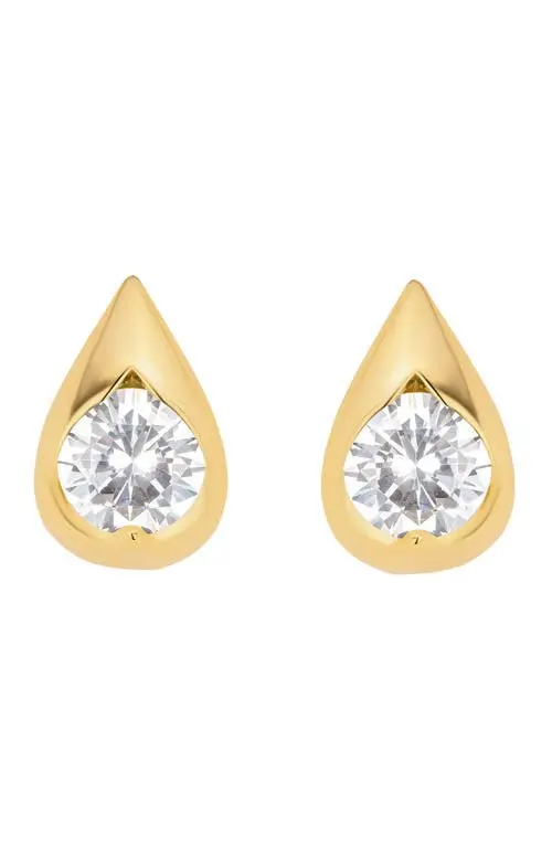 ATHRA LUXE Modern Muse Huggie Hoop Earrings - Gold
