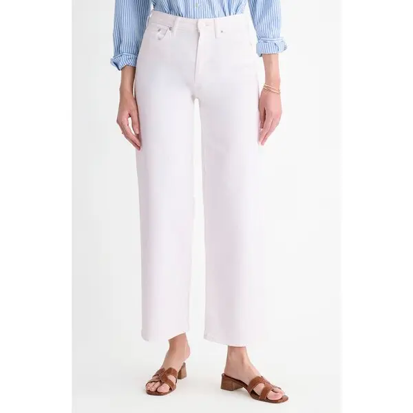 Vineyard Vines Whitney Ankle Wide Leg Jeans - White