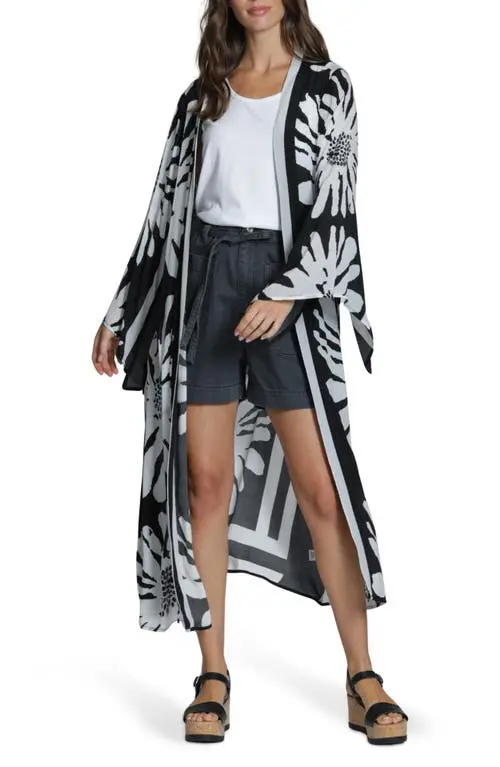 APNY Print Duster - Blackwhite
