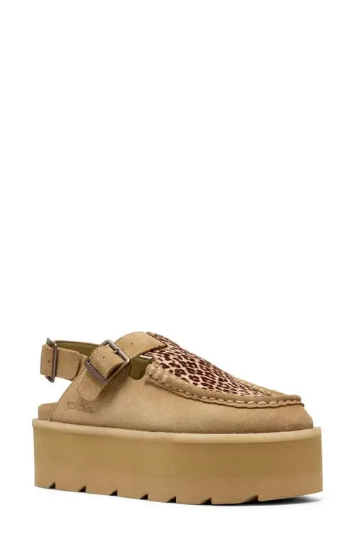 Clarks Slingback Mule - Maple Combination