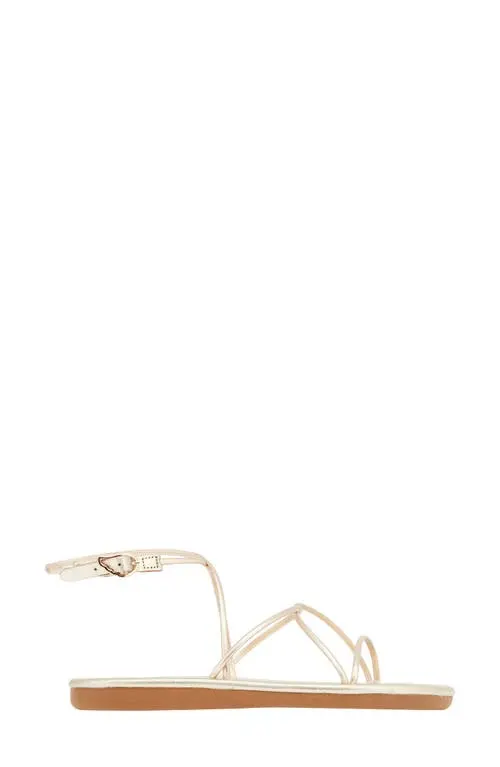 ANCIENT GREEK SANDALS Pixida Strappy Sandal - Platinum