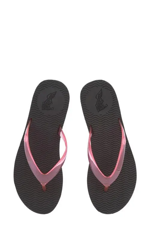 ANCIENT GREEK SANDALS Etheria Platform Wedge Flip Flop - Pink