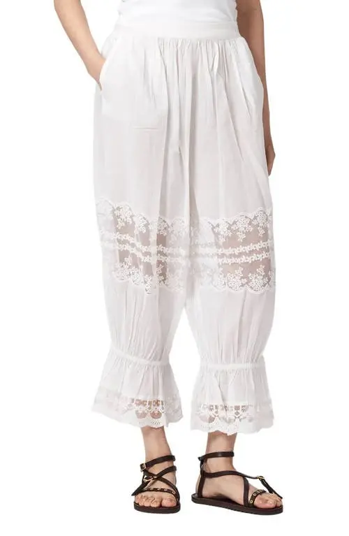 ALLSAINTS Solene Crop Pants - White