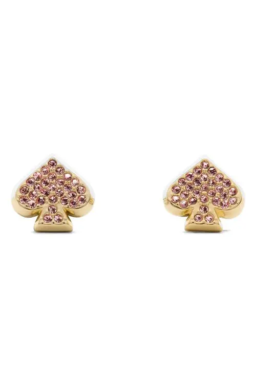 Kate Spade New York Spade Stud Earrings - Pink.
