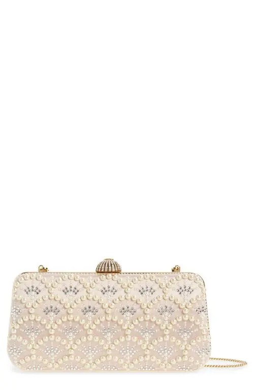 Valentino Garavani Carry Secrets Minaudière Clutch - Ivory Multi