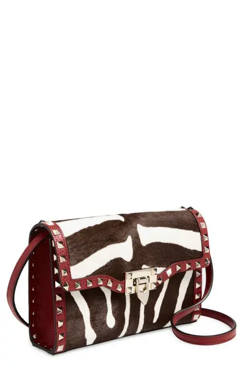 Valentino Garavani Rockstud Shoulder Bag - Red