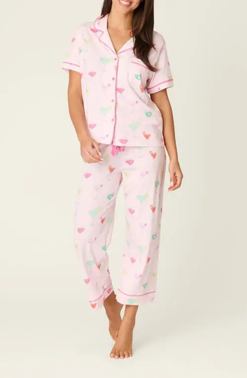 PJ Salvage Whimsy Print Pajamas - Light Pink