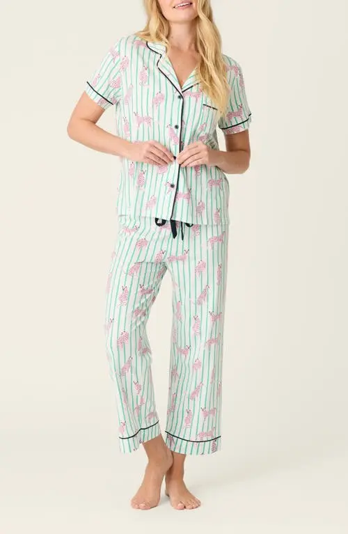 PJ Salvage Whimsy Print Pajamas - Mint