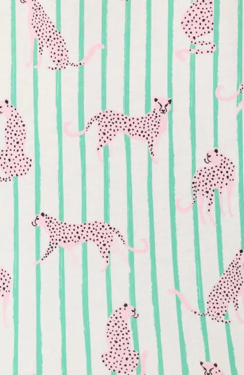 PJ Salvage Whimsy Print Pajamas - Mint