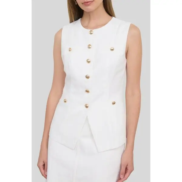 ZOE AND CLAIRE Button-up Vest