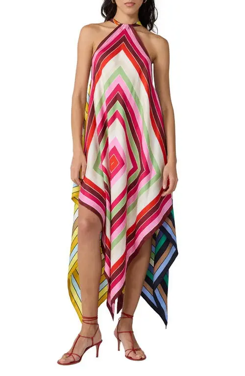 Diane Von Furstenberg Harley Silk Scarf Dress - Dorian Scarf Multi