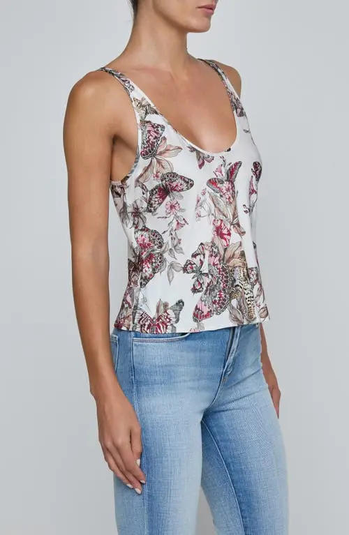 L'Agence Eddie Bias Cut Tank