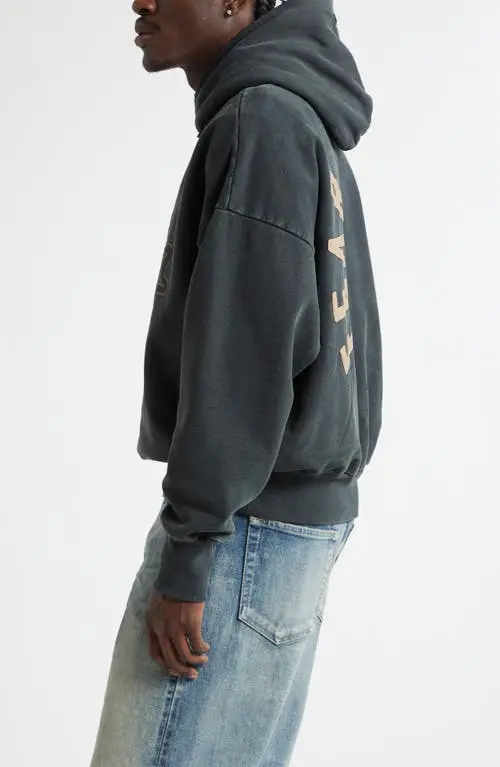 Fear Of God Classic Fit Logo Graphic Hoodie