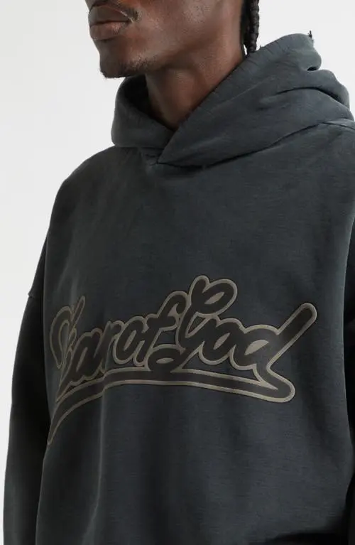 Fear Of God Classic Fit Logo Graphic Hoodie