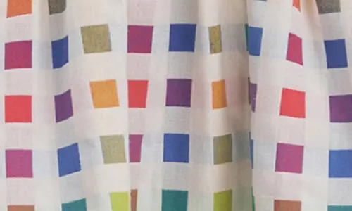 MAUDE CLUB Estella Multicolor Dot Smocked Dress
