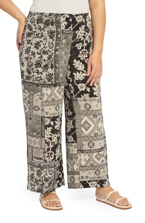 Lyssé Genesis Mixed Print Stretch Woven Pants - Casa De Musica