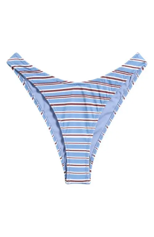 PACSUN Candace High Waist Bikini Bottoms - Stripe