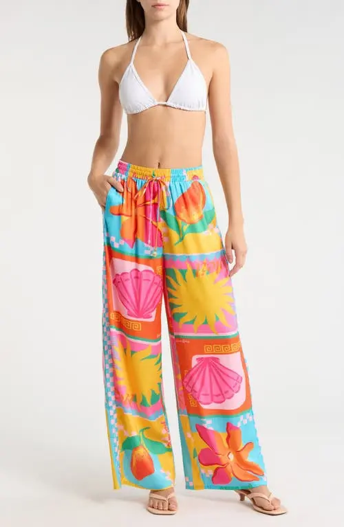 KULANI KINIS Drawstring Cover-up Resort Pants - Sunkissed Coast
