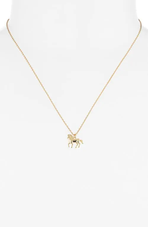 Estée Lauder Horse Pendant Necklace