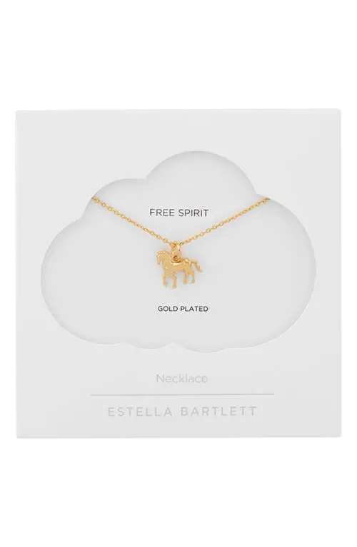 Estée Lauder Horse Pendant Necklace