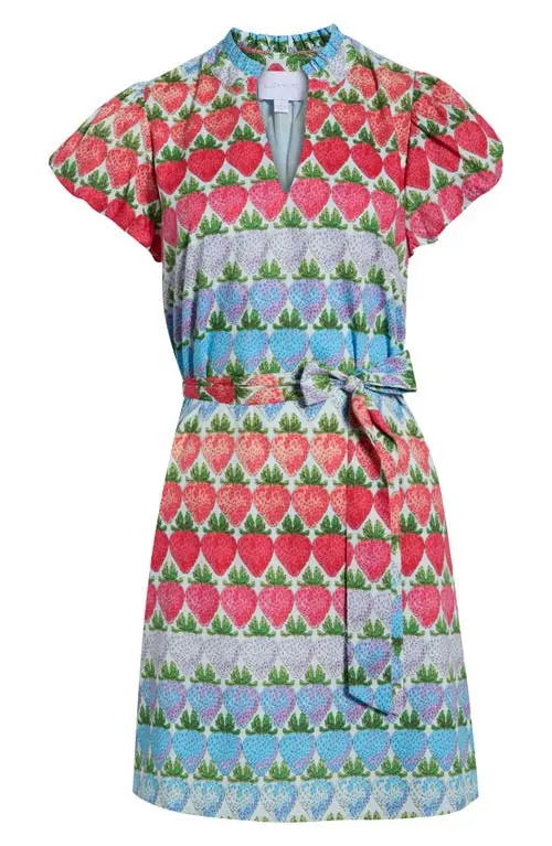 SUGARLIPS Berry Burst Cotton Mini Dress - Multi