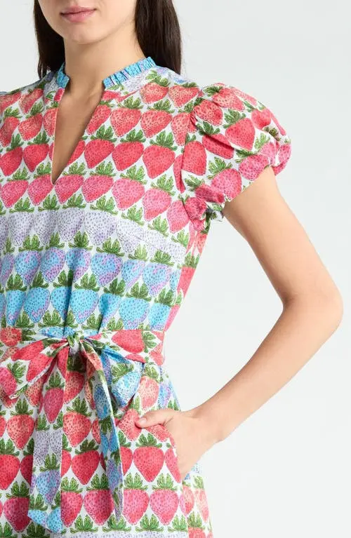 SUGARLIPS Berry Burst Cotton Mini Dress