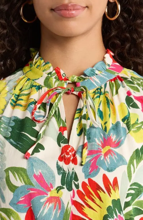 SUGARLIPS Sleeveless Split Neck Top