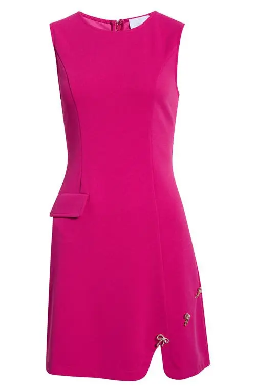 SUGARLIPS Rosalie Bows Sleeveless Minidress - Fuchsia